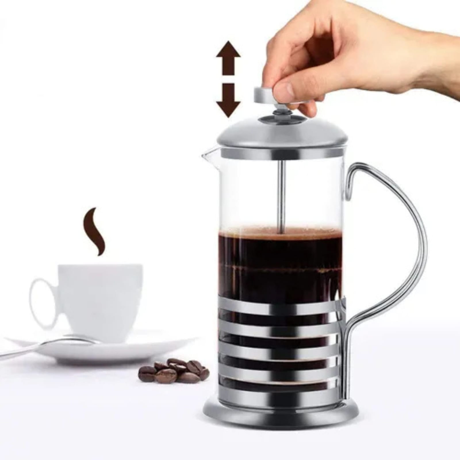 Cafetera Con Embolo 800ml – Mundo Chic
